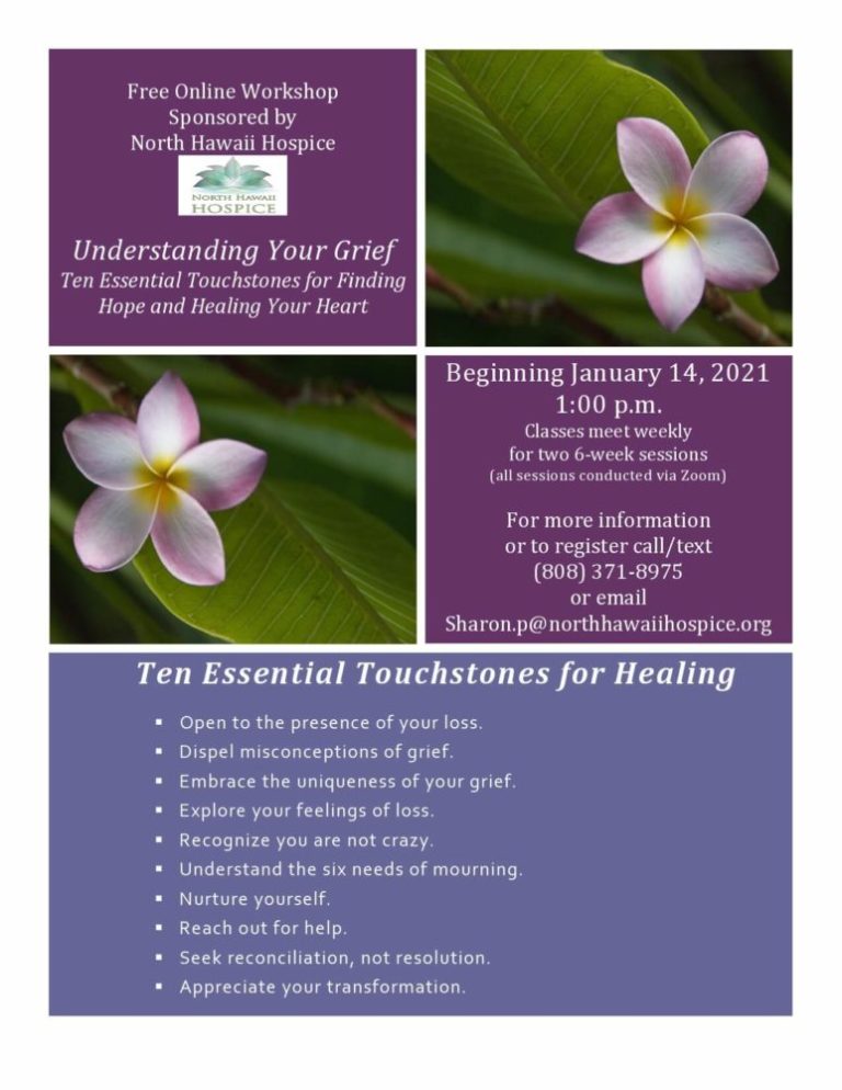 Understanding Your Grief — North Hawaii Hospice